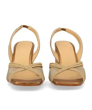 CastaÑer Betty Square-toe Wedge Espadrilles - Green