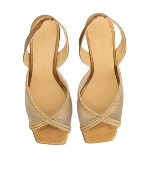 CastaÑer Betty Square-toe Wedge Espadrilles - Green