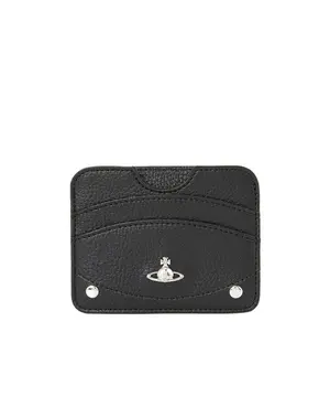 VIVIENNE WESTWOOD Orb Logo Card Wallet - Black