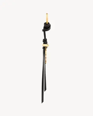Saint Laurent Cassandre Leather Keyring