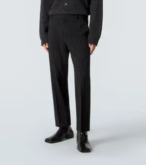 Acne Studios Tailored Pinstripe Straight Leg Trousers