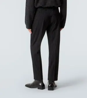 Acne Studios Tailored Pinstripe Straight Leg Trousers
