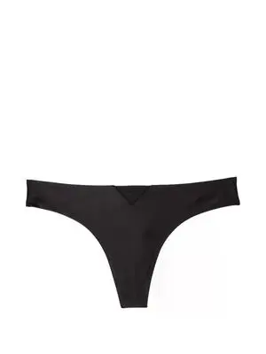 FLEUR DU MAL Le Stretch Gloss Thong - Black