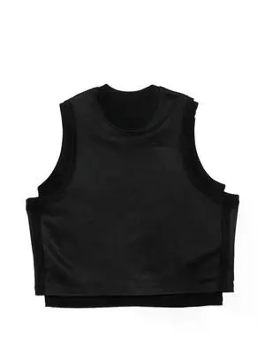 JUUN.J Layered Logo Plaque Vest