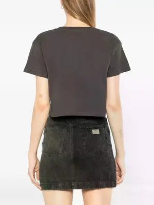 MELT Graphic Print Cropped T-shirt
