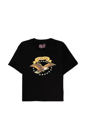 MELT Eagle Print T-shirt - Black