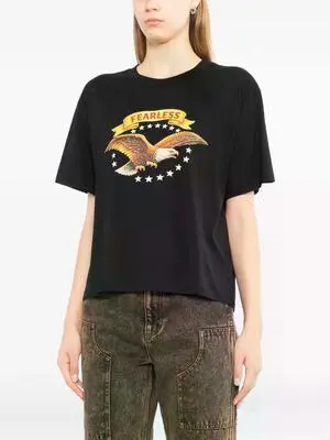 MELT Eagle Print T-shirt - Black