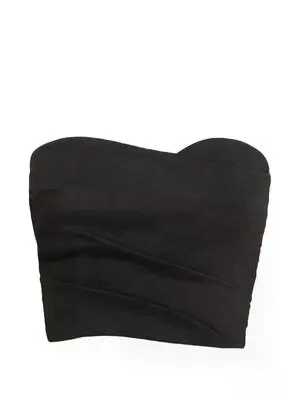CORTANA Brenna Strapless Draped Top