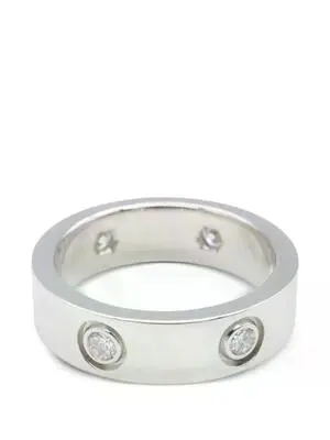 Cartier 18k White Gold Diamond Love Collection Ring