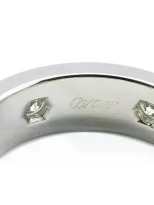 Cartier 18k White Gold Diamond Love Collection Ring