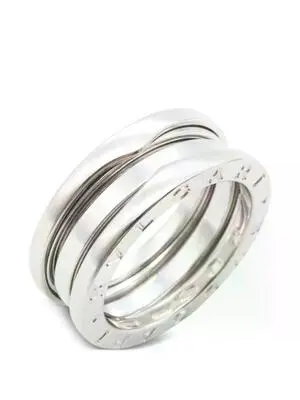 BVLGARI B.zero1 Three-band Ring In 18k White Gold