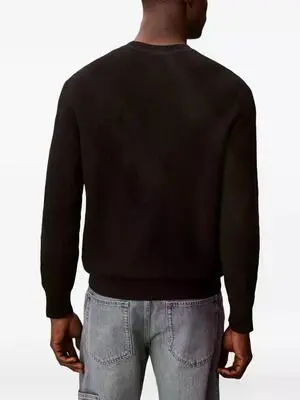 Calvin Klein Textured Knit Crew Neck Sweater