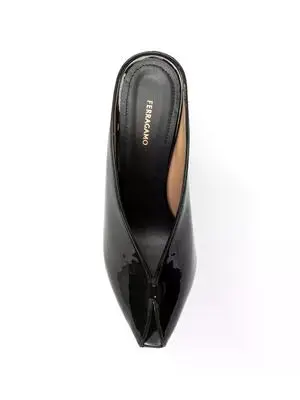 FERRAGAMO Alicia Peep-toe Pumps - Black