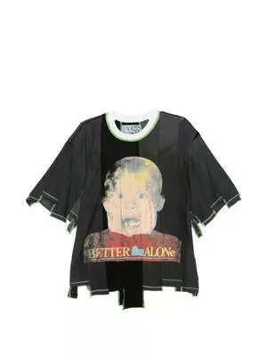 BETTER WITH AGE Graphic-print Panelled T-shirt