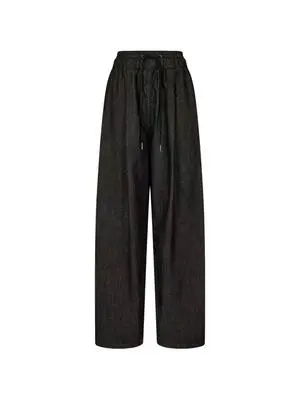 STUDIO TOMBOY Drawstring Waist Jeans - Black