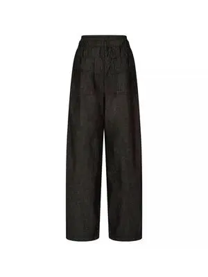 STUDIO TOMBOY Drawstring Waist Jeans - Black