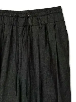 STUDIO TOMBOY Drawstring Waist Jeans - Black