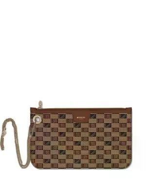 Moreau Saint Marina Monogram-pattern Pouch - Neutrals
