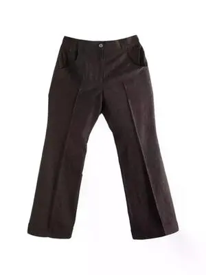 KIKO KOSTADINOV Jacquard-pattern Turn-up Trousers