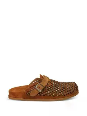 METISSE Crystal-embellished Mules