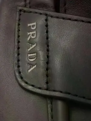 Prada Speedrock Leather Loafers - Brown