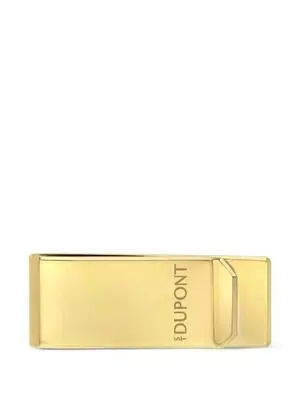 S.t. Dupont Logo-engraved Polished-finish Money Clip - Gold