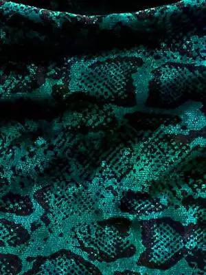 Tadashi Shoji Juneau Snakeskin Midi Dress