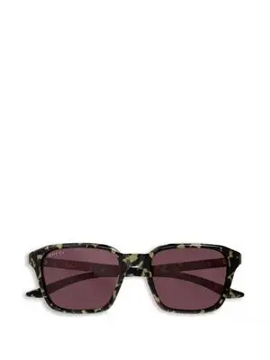 Gucci Logo-detail Sunglasses - Brown