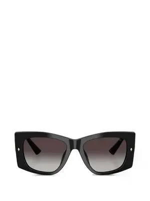 JIMMY CHOO Gabi Logo Sunglasses - Black