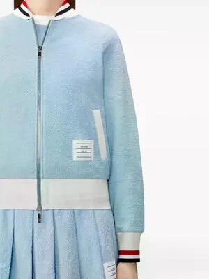 Thom Browne Rwb-stripe Bomber Jacket