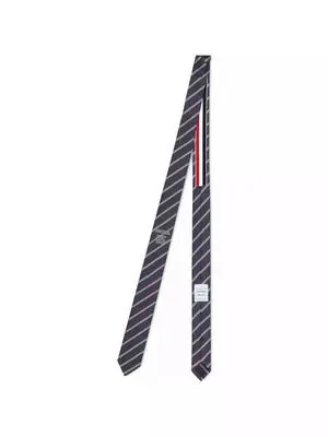 Thom Browne Jacquard-stripe Tie - Blue