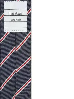 Thom Browne Jacquard-stripe Tie - Blue