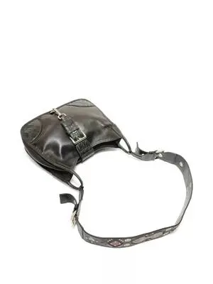 Prada Embellished Leather Shoulder Bag