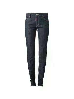 Dsquared2 Leopard-print Slim Fit Jeans