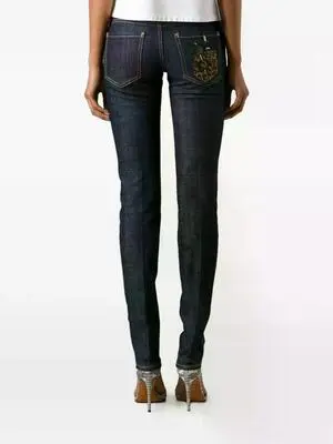 Dsquared2 Leopard-print Slim Fit Jeans