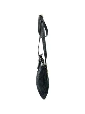 Gucci Jolicoeur Gg Canvas Crossbody Bag - Black