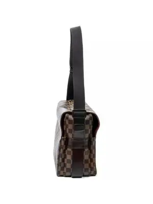 LOUIS VUITTON Damier Ebène Naviglio Messenger Bag - Brown