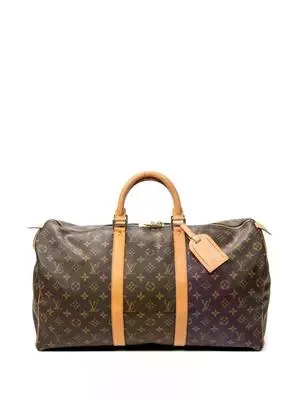 LOUIS VUITTON 50 Keepall Travel Bag - Brown