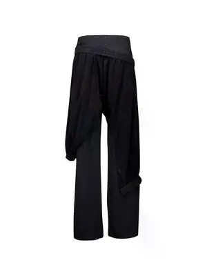 Natasha Zinko Layered Effect Folded Trousers