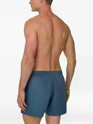 Boggi Milano Technical Swim Shorts With Drawstring Waistband