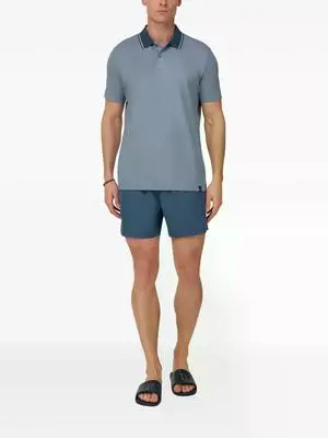 Boggi Milano Technical Swim Shorts With Drawstring Waistband
