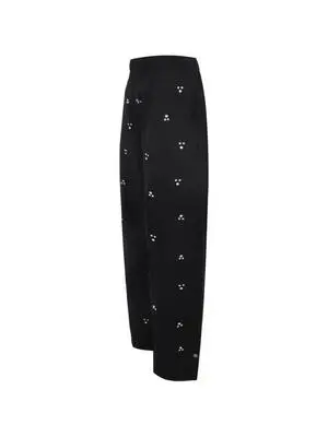 A PAPER KID Crystal Embellished Trousers