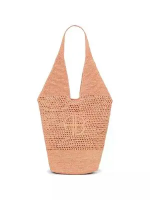 ANINE BING Leah Raffia Tote Bag