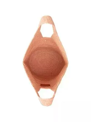 ANINE BING Leah Raffia Tote Bag