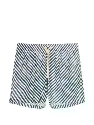 MOSSO SUN WEAR Striped Swim Shorts