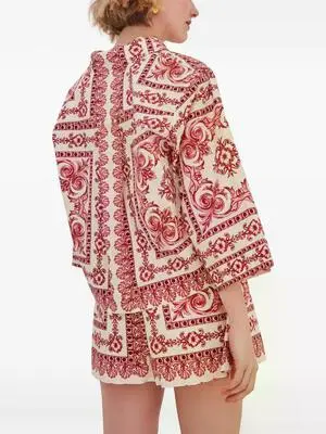 Cara Cara Erica Scarf-print Shirt