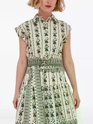 Cara Cara Octavia Floral Print Shirt - Green