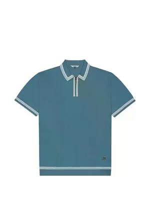 MALBON Navarro Stripe-trim Polo Shirt