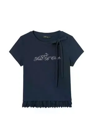 Tout A Coup Frill T-shirts For Women