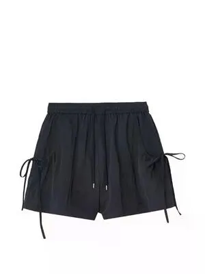 B+AB Drawstring Waist Side-tie Mini Shorts